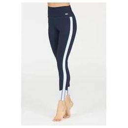ENDURANCE ATHLECIA Trainingstights ATHLECIA "Aspasia", Damen, Gr. 40, EURO-Gr&ouml;&szlig;en, dunkelblau, 77% Polyamid, 23% Elasthan, mehrfarbig, Hosen, mit Quick-Dry-Funktion