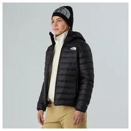 Daunenjacke The North Face "W CLASSIC DOWN HOODED JACKET", Damen, Gr. M, schwarz (tnf schwarz), Obermaterial: 100% Nylon. Futter: 100% Polyester. F&uuml;llung: 100% Daunen, Jacken Daunenjacke, mit 700er-Daunenf&uuml;llung, sportlicher Stil, mit verstellbarer Kapuze