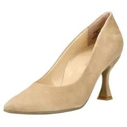 Pumps Paul Green "Paul Green Pumps Veloursleder", Damen, Gr. 40, beige, Veloursleder, Schuhe Pumps