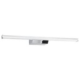 Eglo Spiegelleuchte "REGELLO-Z Spiegellampe - Kunststoff, Alu - LED - 12W - IP44", chrom, silber, 1, H: 4cm, 1 Stk., Leuchten, Wandlampe, Badezimmerlampe, Bad, L60 x H4 x AL13 cm, Spiegelleuchte