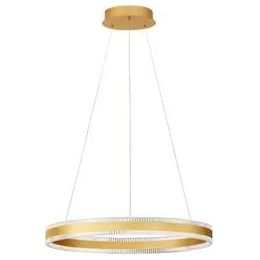 NOVA LUCE Pendelleuchte "ALARO", goldfarben, 1, &Oslash; 60cm H: 120cm, 1 Stk., Leuchten, Pendelleuchte
