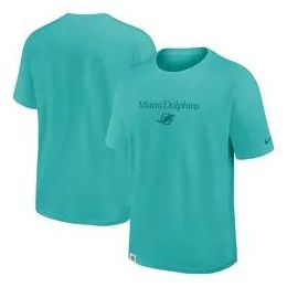 T-Shirt Nike "Nike T-Shirt Miami Dolphins Nike SS Loose Fit Cotton", Damen, Gr. XL, blau, 100% Baumwolle, Shirts T-Shirt