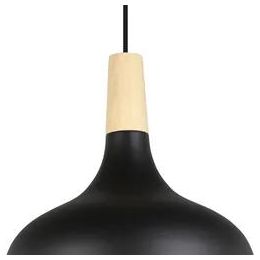 Eglo H&auml;ngeleuchte "SABINAR", braun (schwarz, holz), 1, &Oslash; 28 H: 110, 1 Stk., Leuchten, H&auml;ngeleuchte, H110 x &Oslash;28 cm, 1X40W exkl., H&auml;ngeleuchte