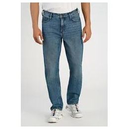 5-Pocket-Jeans LINDBERGH "Jeans Loose Fit", Herren, Gr. 36, L&auml;nge 32, trade blau, Obermaterial: 100% Baumwolle, unifarben, loose fit, Jeans 5-Pocket-Jeans