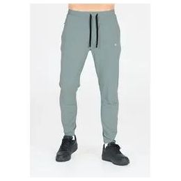 Sweathose Virtus "Alonso", Herren, Gr. XL, US-Gr&ouml;&szlig;en, blau (blau, grau), 79% Polyamid, 21% Elasthan, unifarben, lang, Hosen Sweathose, mit funktionalem Stretch und Atmungsaktivit&auml;t