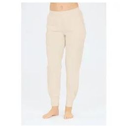 ENDURANCE ATHLECIA Sweathose ATHLECIA "Hecey", Damen, Gr. 38, EURO-Gr&ouml;&szlig;en, beige, 55% Polyester, 45% Baumwolle, unifarben, lang, Hosen Sweathose, mit angenehmer Passform