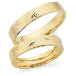 Phoenix Trauring PH&Ouml;NIX "Schmuck Partnerring Ehering Verlobungsring Freundschaftsring" Gr. 58, gelbgoldfarben, Fingerringe, Damen, 58, Silber 925 (Sterlingsilber), 4mm, Trauring, Made in Germany