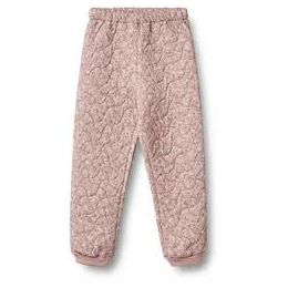 Stoffhose Wheat "Wheat Thermo Pants Alex", Jungen, Gr. 152, Normalgr&ouml;&szlig;en, powder flower meadow, 100% Polyester (Recycelt), unifarben, normal, Hosen Stoffhose