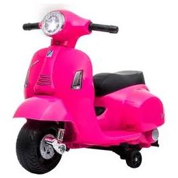 Elektro-Kinderroller Jamara "Ride-on Vespa Mini, Li-Power 8.4", pink, Elektro-Kinderfahrzeuge, KinderB:38cm H:52cm T:66,5cm, mit Licht und manueller Hupe, B:38cm H:52cm T:66,5cm