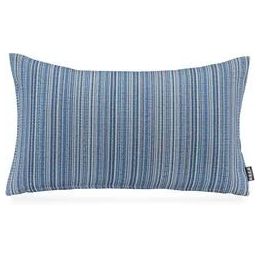 HOCK Dekokissen H.O.C.K. "Rapita", blau (blau, dunke, meliert), B:50cm H:10cm L:30cm, Polyester, Dekokissen_Sitzkissen_Kissenh&uuml;llen