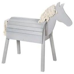 Holzpferd Roba "Sheddie", grau, Stehtiere, KinderB:48cm H:96cm L:110cm, Outdoor, B:48cm H:96cm L:110cm
