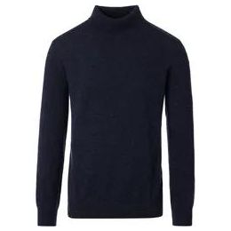 Rollkragenpullover Casamoda "Casamoda Rollkragenpullover uni", Herren, Gr. XXL, dunkelblau, 80% Wolle, 20% NY, Pullover Rollkragenpullover