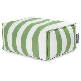 Sitzsack MAGMA HEIMTEX "SANTORIN Roll", wei&szlig; (gr&uuml;n,wei&szlig;), B:55cm H:35cm, Bezug: 100% Polypropylen, Sitzs&auml;cke, Sitzsack