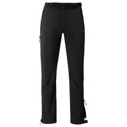 Softshellhose LPO "Softshellhose Tizian 2", Damen, Gr. 25, Normalgr&ouml;&szlig;en, schwarz, 92% Polyester; 8% Elasthan, regular fit, Hosen Softshellhose, verstellbarer Beinabschluss