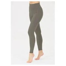 ENDURANCE ATHLECIA Trainingstights ATHLECIA "Aliya", Damen, Gr. 34, EURO-Gr&ouml;&szlig;en, gr&uuml;n, 75% Nylon, 25% Elasthan, unifarben, Hosen, im stretchy Design mit flachen N&auml;hten