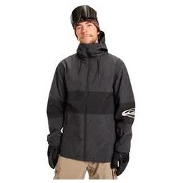 Snowboardjacke Quiksilver "High In The Hood", Herren, Gr. XL, schwarz, Obermaterial: 93% recyceltem Microfaser, 7% Polyamid;, Jacken Snowboardjacke