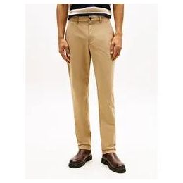 Chinohose Tommy Hilfiger "DENTON", Herren, Gr. 38, L&auml;nge 32, driftwood taupe, Web, Obermaterial: 53% Elastomultiester, 47% Polyester, gerade, Hosen Chinohose, feuchtigkeitsableitend, Straight Fit