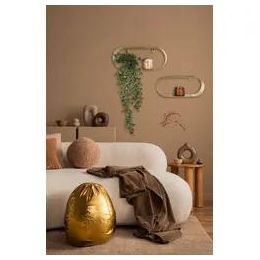 Wandregal Mirrors and More "Joyce", gold (goldfarben), B:43cm H:18cm T:10cm, Metall, Regale, Wandregal, Mit Metallstreben, Wandmontage