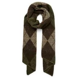 V&eacute;ro Moda Schal VERO MODA "VMCASSY DETAIL SCARF NOOS", Damen, grape leaf checks:mermaid, silber mink, birch, Fleece, Kunstfaser, kariert, Modet&uuml;cher Schal