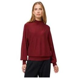 Strickpullover Zero "Damen mit Stehkragen", Damen, Gr. 36, cabernet, Strick, Obermaterial: 80% Viskose, 20% Polyester, unifarben, figurbetont lang, eng, Pullover Strickpullover, Plain/ohne Details