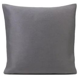 G&ouml;zze Dekokissen G&Ouml;ZZE "Rhodos" Gr. 2, grau (anthrazit, unifarben), B:50cm L:50cm, Obermaterial: 65% Polyacryl, 35% Polypropylen, Dekokissen_Sitzkissen_Kissenh&uuml;llen