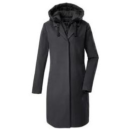 Parka "GW 20 WMN PRK", Damen, Gr. 38, anthrazit, Obermaterial: 100% Polyester;Obermaterial 2: 100% Polyester;Futter: 100% Polyester;Futter 2: 100% Polyester;F&uuml;llung: 100% Polyester, G.I.G.A. DX BY KILLTEC, Jacken Parka, Windabweisender Damen Parka mit abnehmbarer Kapuze und Gilet