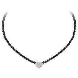Kette mit Anh&auml;nger Celesta, wei&szlig;, Halsketten, Damen, 51cm, Silber 925 (Sterlingsilber), L: 48 B: 3mm, gl&auml;nzend, B:3mm