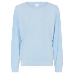 Pyjama CCDK COPENHAGEN "CCDK Copenhagen sleep shirt Joicy", Damen, Gr. XL, windsurfer melange, Obermaterial: 48% Baumwolle, 48% Modal, 4% Elasthan, Homewear-Sets Pyjama