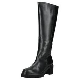 Stiefel Gabor "Gabor Stiefel Glattleder", Damen, Gr. 40, schwarz, Glattleder, Schuhe Stiefel