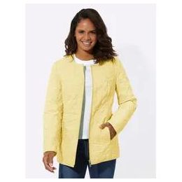 Steppjacke Casual Looks, Damen, Gr. 25, gelb (zitrone), 100% Polyester, Wattierung:100% Polyester, unifarben, Jacken Steppjacke