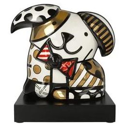 Sammelfigur Goebel "Figur Romero Britto - Golden Ginger", goldfarben, B:21cm H:30cm T:28,5cm, Porzellan, Dekofiguren