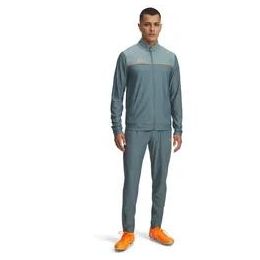Trainingsanzug Under Armour "UA M CHALLENGER TRACKSUIT", Herren, Gr. L, orange (jasper blau,, squad orange), Obermaterial: 100% Polyester, Sportanz&uuml;ge Trainingsanzug, f&uuml;r Sport und Freizeit, leichtes Material, sportlicher Stil