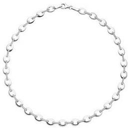 Collier Jobo "Kette ohne Anh&auml;nger", silber 925, Halsketten, Damen, Silber 925 (Sterlingsilber), L: 45, Collier, 925 Silber mit 196 Zirkonia 45 cm