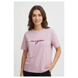Kurzarmshirt Vila "VISYBIL IMAGINE O-NECK S/S TOP/PB/LC", Damen, Gr. S, cherry blossom detail:jazzy, anemone, Jersey, Obermaterial: 100% Baumwolle, bedruckt, regular fit normal, Rundhals, Shirts