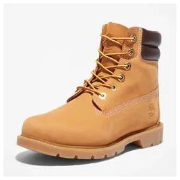Schn&uuml;rboots Timberland "LINDEN WOODS 6 INCH LACE UP WATERPROOF BOOT", Damen, Gr. 37,5, wheat, Leder, Schuhe Schn&uuml;rboots, Winterstiefel, Schn&uuml;rstiefel, Winterschuhe, wasserdicht, Topseller