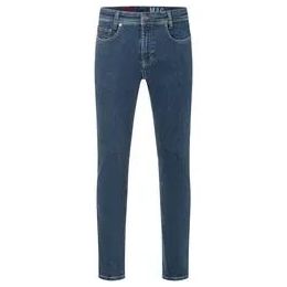 Straight-Jeans MAC "Flexx-Driver", Herren, Gr. 32, L&auml;nge 34, tiefblau stonewash, Denim/Jeans, Obermaterial: 92% Baumwolle, 6% Elastomultiester, 2% Elasthan, Jeans Straight-Jeans, super elastisch