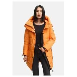 Winterjacke Marikoo "Karumikoo XVI", Damen, Gr. S, orange, Obermaterial: 100% Polyester; Futter: 100% Polyester; Wattierung: 100% Polyester; &Auml;rmelfutter: 100% Polyester, Jacken Winterjacke, mit gro&szlig;er Kapuze