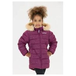 Steppjacke ZIGZAG "Astrid", Kinder, Gr. 110, purpurviolett, 100% Polyester, mehrfarbig, normal, ohne Ausschnitt, Jacken Steppjacke, mit abnehmbarer Kapuze