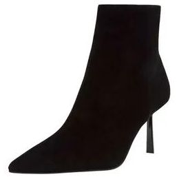 High-Heel-Stiefelette Steve Madden "Steve Madden Stiefelette Veloursleder", Damen, Gr. 41, schwarz (schwarz, schwarz), Veloursleder, Schuhe