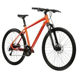 Crossrad KROSS "Crossrad Herren 28" Evado 3.0 orange 16 G&auml;nge" Gr. 53, orange, schwarz, Fahrr&auml;der, Herren, 53cm, 28 Zoll (71,12cm) hinten: 28 Zoll (71,12cm)