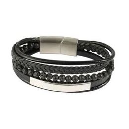 Adelia&acute;s Edelstahlarmband ADELIA ́S "Herren Armband aus Edelstahl" Gr. 21, silber, Armb&auml;nder, Herren, 21, Edelstahl, Edelstahlarmband
