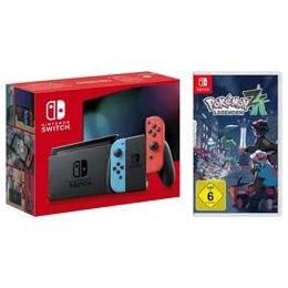 Nintendo SWITCH Konsolen-Set "Switch + Pokemon-Legenden: Z-A", neonrot, neonblau, B:23,9cm H:10,2cm T:1,39cm, Spielekonsolen, Switch r/b neon + Pokemon-Legenden: Z-A