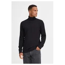 Rollkragenpullover Blend "BHRedhill", Herren, Gr. XL, schwarz, Grobstrick, 100% Baumwolle, Strukturmuster, Basic, normal normal, ohne Ausschnitt, Pullover Rollkragenpullover, Stilvoller Basic Strickpullover mit Rollkragen
