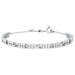 Armband Michael Kors "Schmuck Geschenk Silber 925 Armschmuck PREMIUM", silberfarben, kristallwei&szlig;, kristallwei&szlig;, Armb&auml;nder, Damen, 18,4cm, Silber 925 (Sterlingsilber), Armband, mit Zirkonia (synth.)