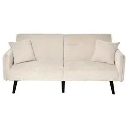 Schlafsofa Jahnke "CHILLAX DOT", champagner, B:191cm H:83cm T:84cm, Sofas, Schlafsofa, mit Relax-und Schlaffunktion, inkl. Kissen, Breite 191 cm
