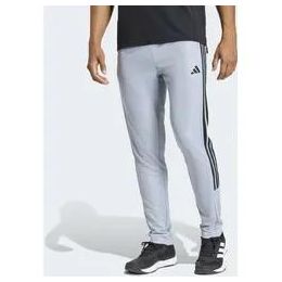 Sporthose Adidas PERFORMANCE "WE ALLSET 3S PT", Herren, Gr. XL, N-Gr, halo silber, schwarz, Obermaterial: 100% Polyester, Hosen Sporthose, Trainingshose, Climacool, regul&auml;re Passform