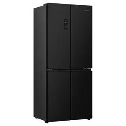 Gorenje Multi Door "NRM819D61", Energieeffizienz: D (A-G), schwarz inox, B:79,4cm H:190cm T:65cm, K&uuml;hlschr&auml;nke, 80 cm breit