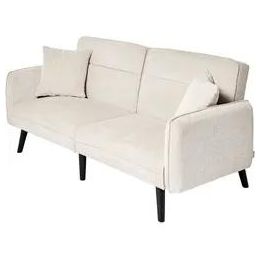 Schlafsofa Jahnke "CHILLAX LINE", champagner, B:191cm H:83cm T:84cm, Sofas, Schlafsofa, mit Relax-und Schlaffunktion, inkl. Kissen, Breite 191 cm