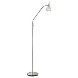NOWA Stehlampe "DAYTONA", nickel matt, &Oslash; 23cm H: 150cm, 1 Stk., Leuchten, Stehlampe Wohnzimmer Schlafzimmer Flur Design-Leuchte, Stehlampe