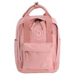 Cityrucksack DISCOVERY "Cave", Gr. B/H/T: 20cm, rosa, Kunstfaser, Rucks&auml;cke Cityrucksack, aus rPet Polyester-Material